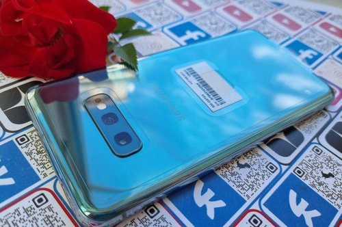 Лот02 Samsung galaxy S10e зеленый SN- rf8m218yzdt