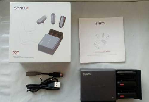 Петличный микрофон synco P2T 2 микрофона с.отличн