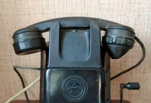 Старинный карболитовый телефон тау-1 мб 1960 годов