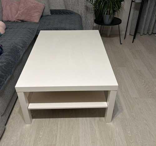 Столик IKEA лакк белый 78*118*45