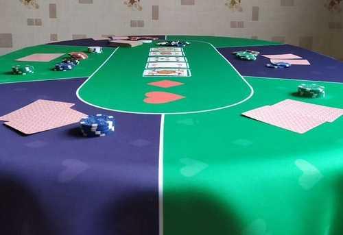 Сукно для покера 80 х 142 зелёное
