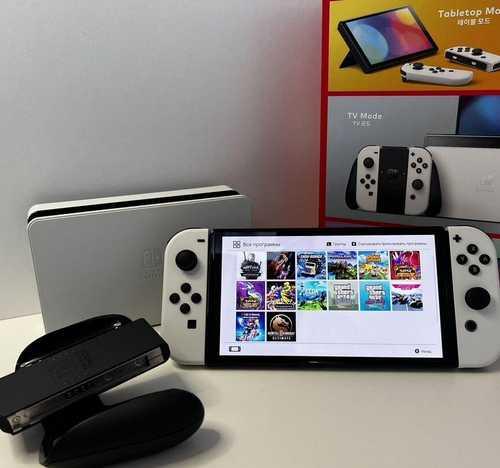 Nintendo switch oled Hwfly 256gb