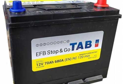 Аккумулятор Tab EFB 70 Ah для Toyota Camry, Prado