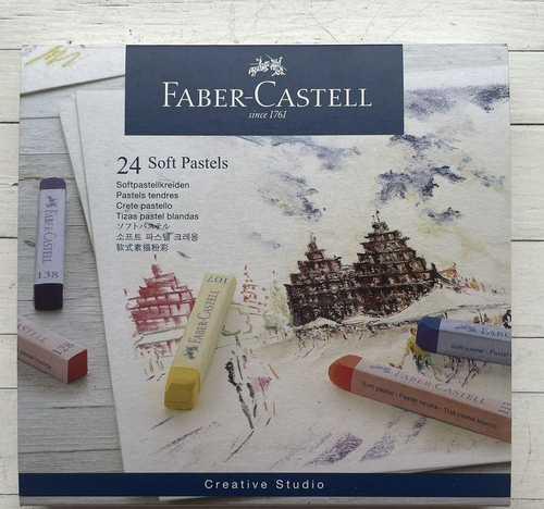 Пастель faber castell Soft pastels 24 цветов