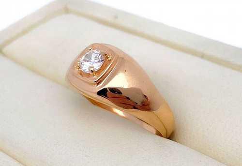 Золотое кольцо с камнем 585пр. размер: 17,6