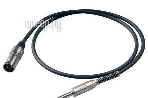 Шнур Proel 6.3mm Jack M - XLR M xtra250lu5 5m