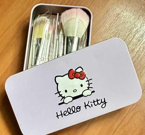 Набор кистей для макияжа hello kitty