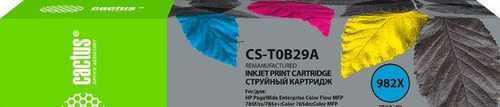 Картридж струйный Cactus CS-T0B29A 982X желтый (22