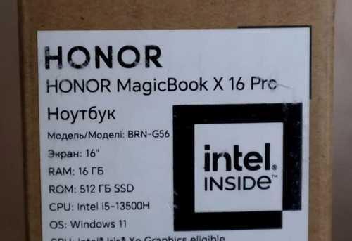 Ноутбук Honor MagicBook X 16 Pro 2023 i5/16/512