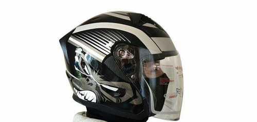 Шлем открытый Hizer black/gray M, L, XL