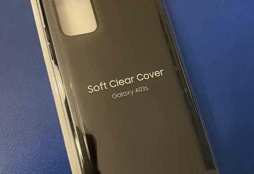 Чехол на Samsung A03s чёрный