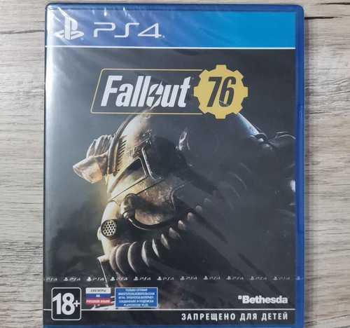 Игра Fallout 76 на ps4(новая)