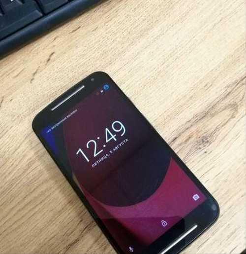 Телефон Motorola Moto G 2014 - Dual SIM - Black