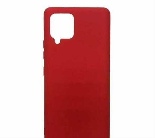 Чехол силиконовый Case для Samsung A42 красный №4