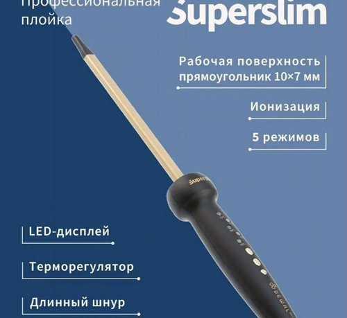 Плойка для волос dewal superslim 10x7
