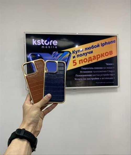 Чехол накладка кожаный KeepHone для iPhone