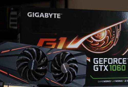 Gigabyte GeForce GTX 1060 с RGB LED подсветкой