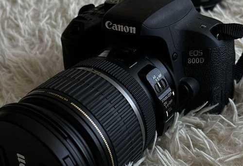 Canon 800D+обьективы