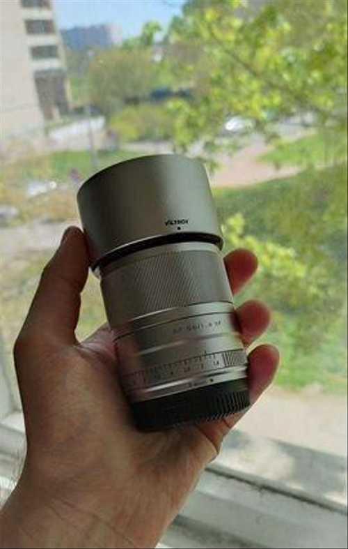 Объектив viltrox 56mm f1.4 для Fujifilm (серебро)