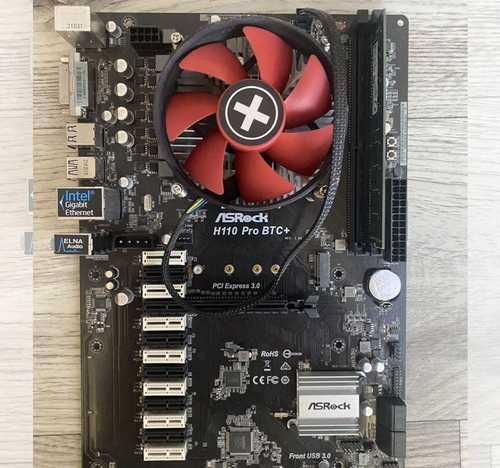 Материнская плата asrock h110