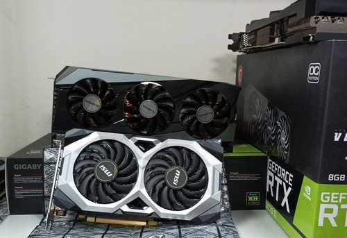 Видеокарты Nvidia RTX 2060 Super 3070Ti MSI Palit