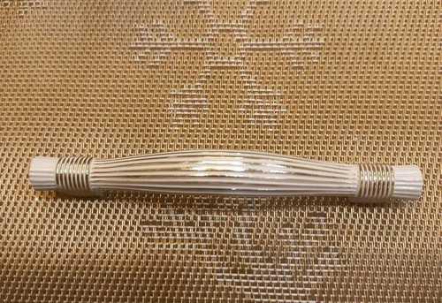 Ручка (комплект)мебельная скоба белый с золотом