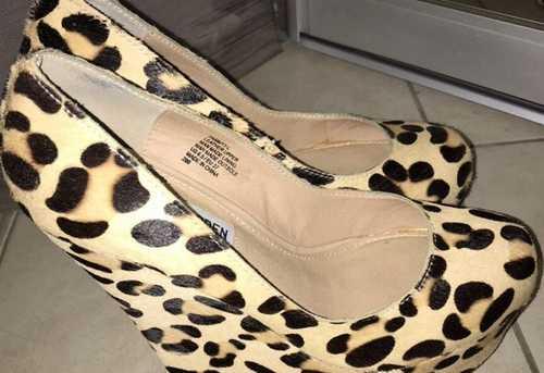 Туфли steve madden из меха пони