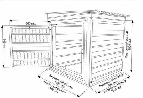 Шумозащитный кожух для компрессора и генератора