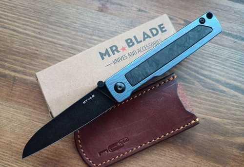 Нож Mr.Blade Style Violet N690 sw TC4 Carbon