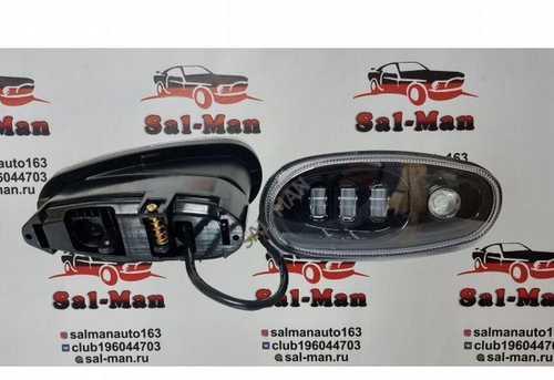 LED птф Sal-Man на chevrolet Lanos, 50W, белый-жел