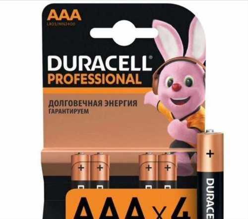 Батарейки Duracell Professional AAA 4шт