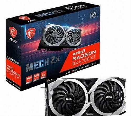Видеокарта MSI Radeon RX 6700 XT mech 2X 12G OC RT