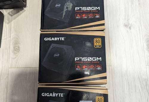 Модульный блок питания gigabyte P750GM gold 80+