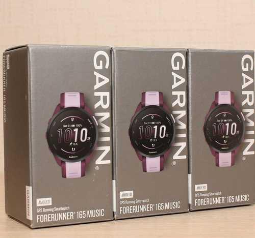 Garmin Forerunner 165 Music вишневый