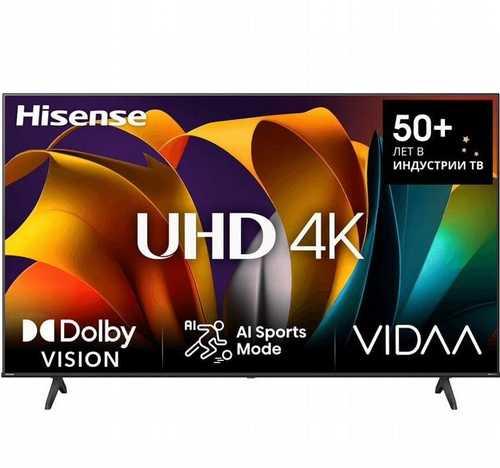 Телевизор LED Hisense 75" 75A6N 4K Ultra HD, черный, SMART TV