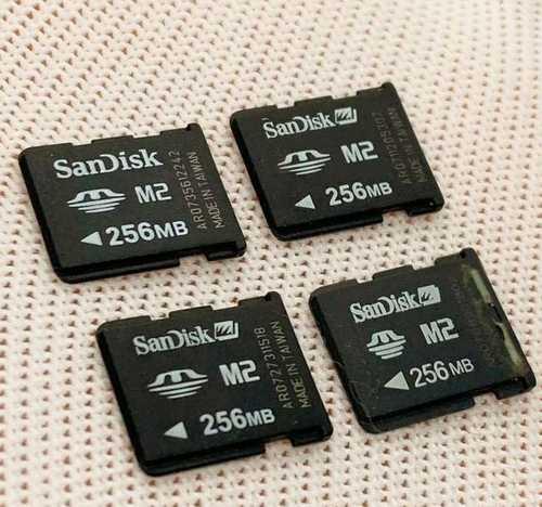 SanDisk 256 MB. M2. Карта памяти. Оригинал