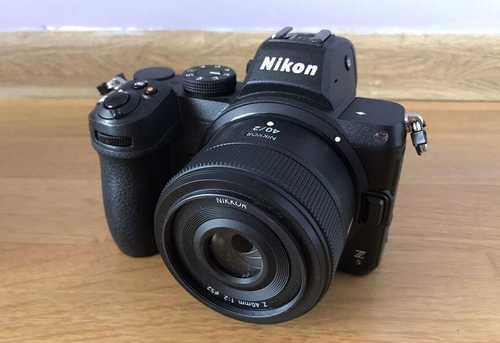 Nikon Z5 + 40mm f2 (пробег 500 кадров)