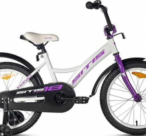 Велосипед sitis wind 18" (2024) White Sim69