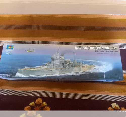 Сборная модель корабля HMS Warspite 1:350