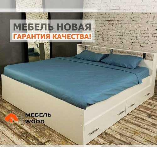 Кровать двуспальная 160х200