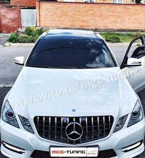 Решетка радиатора GT на E-Class W212 (Дорест)