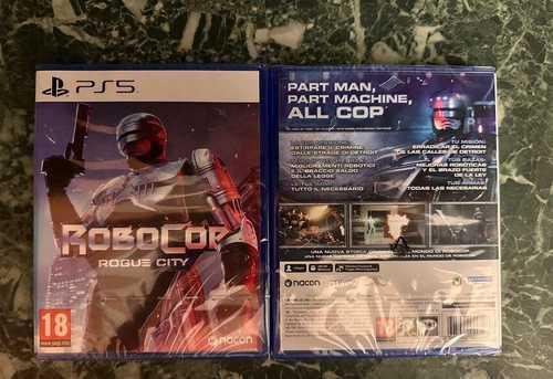 Игра Robocop: Rogue city диск PS5