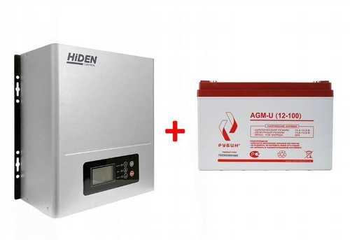 Ибп Hiden Control HPS20-0612N + Рубин AGM-U 12-100