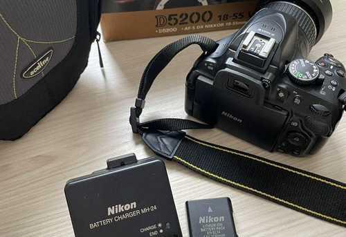 Фотоаппарат зеркальный Nikon D5200 18-55 VR ll Kit