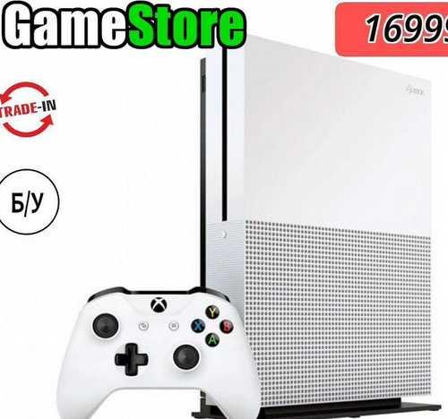 Xbox One S 1Tb Белая (4) Игровая приставка M б/у