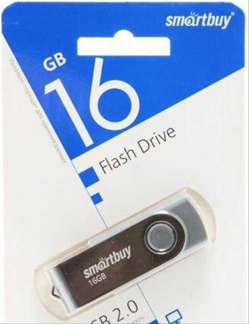 USB флешка 16GB Smartbuy Twist Black