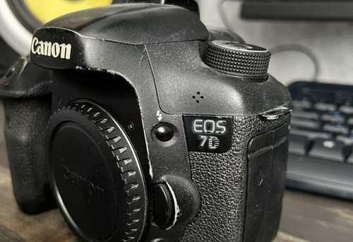 Зеркальный фотоаппарат Canon 7d под ремонт