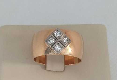 Золотое кольцо с бриллиантом 583 (арт. та 113414)