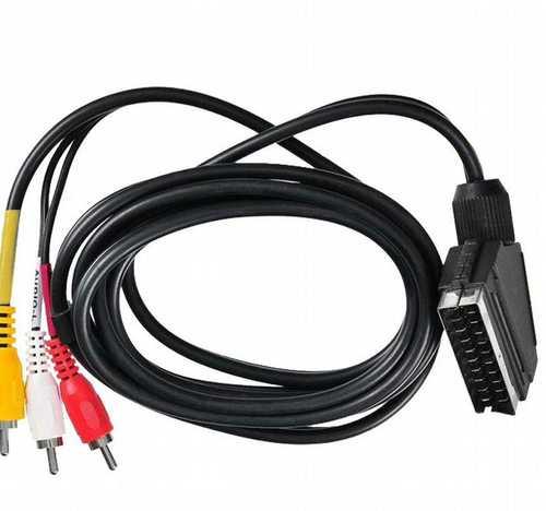 Кабель scart x 3RCA -1.0 м. Exployd