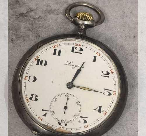 Часы карманные серебряные longines